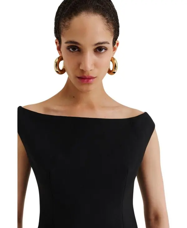 MALINA Diora Off-the-shoulder Top - Black