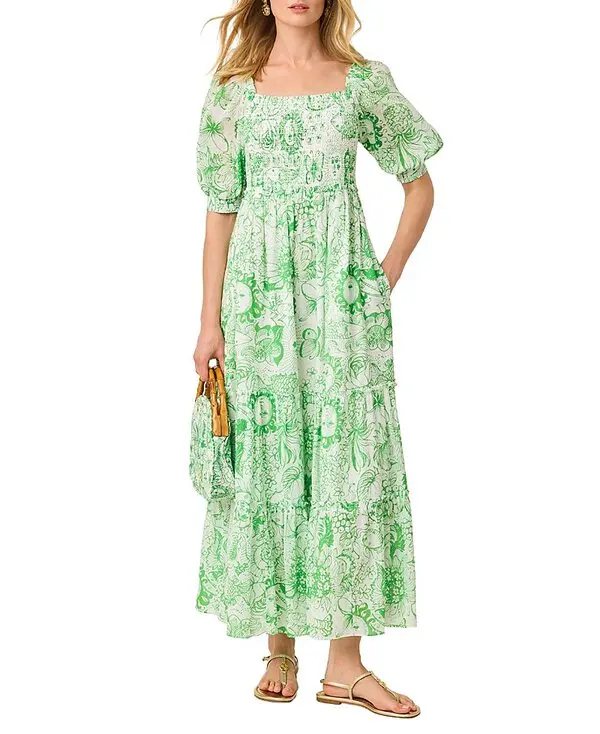 LILLY PULITZER Hadly Smocked Dress - Lil Fleur De Lilly