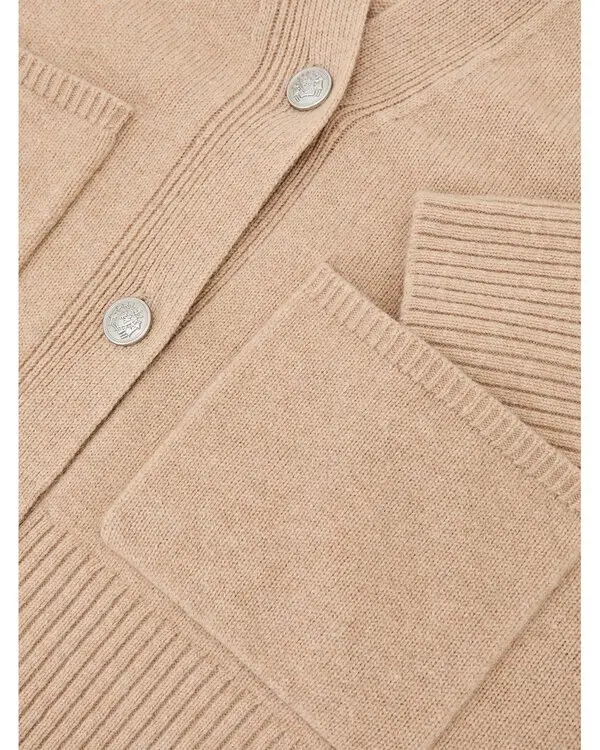REISS Maya Cardigan Sweater - Beige Beutral