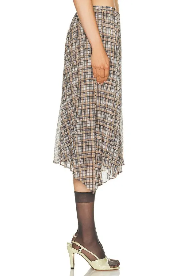 Acne Studios Ibo Pleated Skirt - Grey