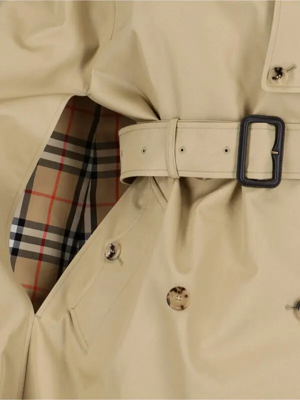 Burberry Cotton Gabardine Trench Coat