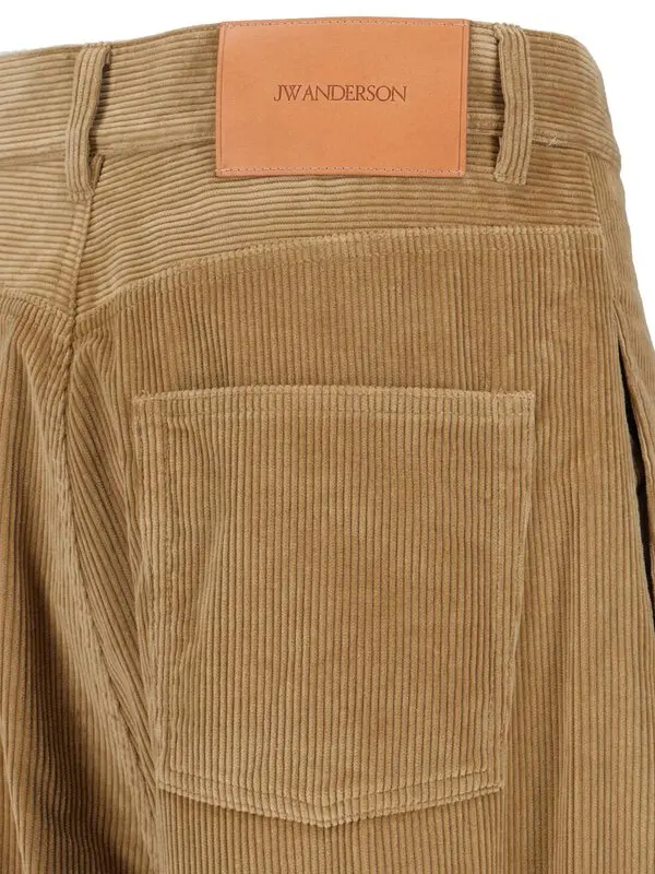 JW Anderson Wide Leg Corduroy Pants - Brown