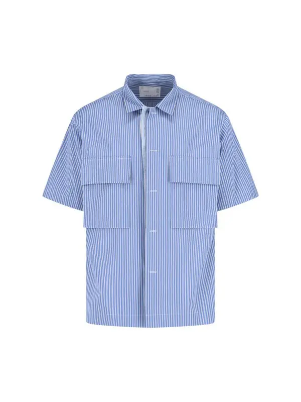 Sacai Poplin Shirt - Blue