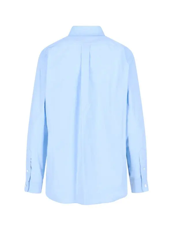 Thom Browne Balenciaga Cotton Poplin Striped Shirt