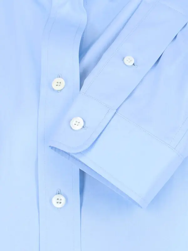 Thom Browne Balenciaga Cotton Poplin Striped Shirt