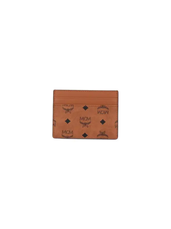 Mcm Aren" Card Holder - Brown