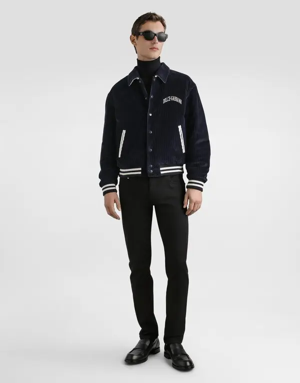 Dolce & Gabbana Corduroy Bomber Jacket
