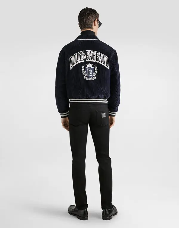 Dolce & Gabbana Corduroy Bomber Jacket