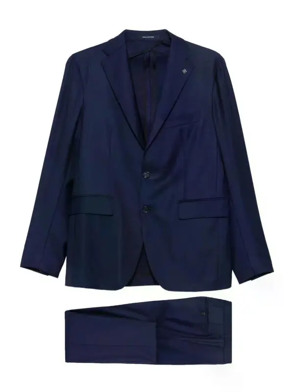 Tagliatore Flap-pocket Suit - Blue