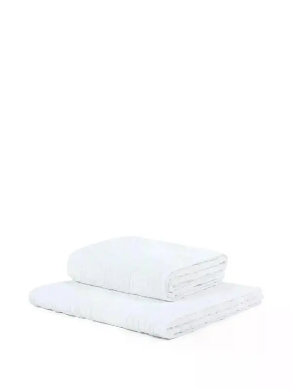 Philipp Plein Hexagon Guest Towel Set - White