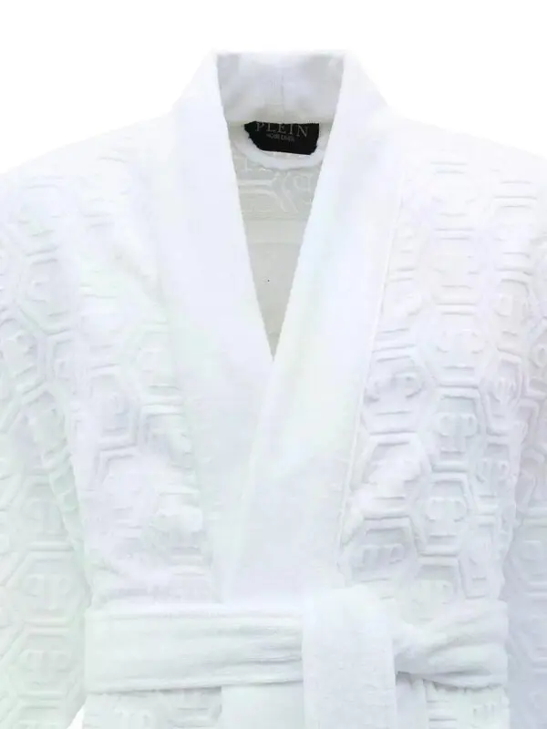 Philipp Plein Kimono Hexagon Bath Robe