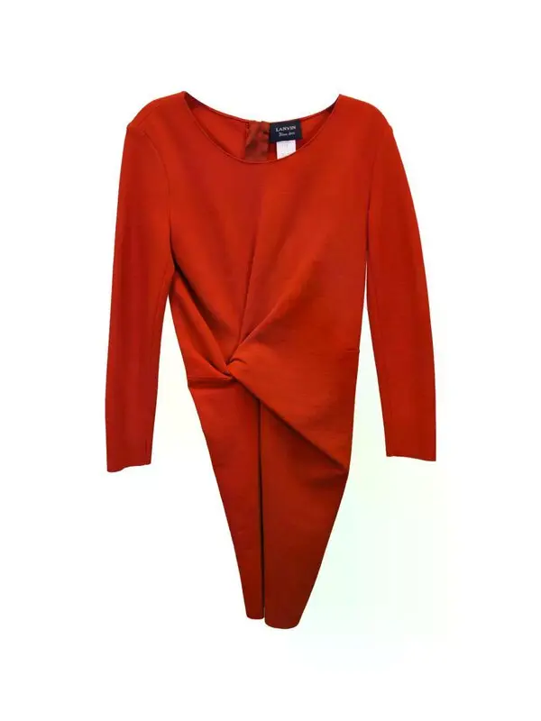 LANVIN Crew-neck Long Sleeve Dress