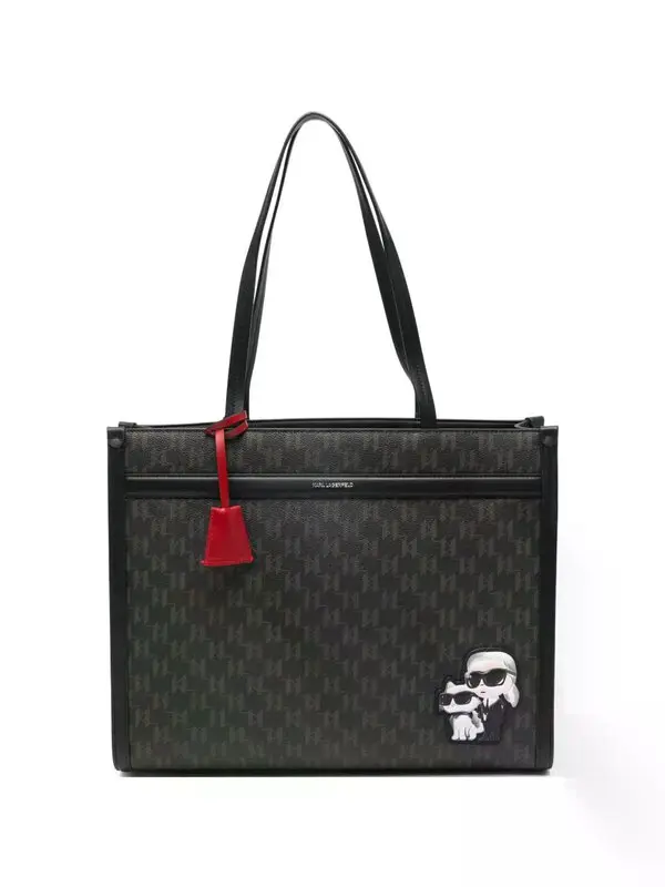 Karl Lagerfeld Logo-appliqué Tote Bag - Brown