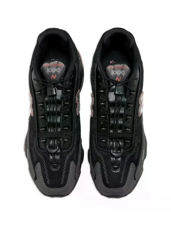 NEW BALANCE 1000 Lace-up Sneakers - Black