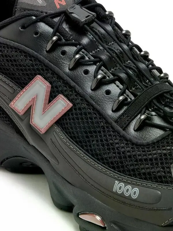 NEW BALANCE 1000 Lace-up Sneakers - Black