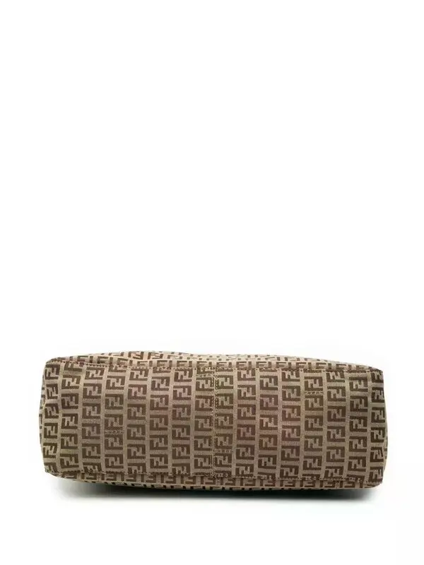 Fendi 2000-2010 Zucchino Canvas Tote Bag - Brown