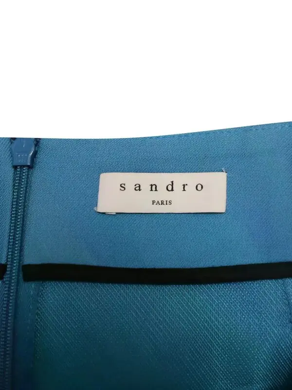 Sandro High-waisted Flap-pocket Mini Skirt