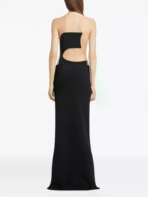COURREGES Cut-out Detail Bodysuit - Black