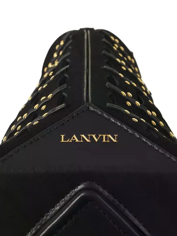 LANVIN Cut-out Studded Bucket Bag