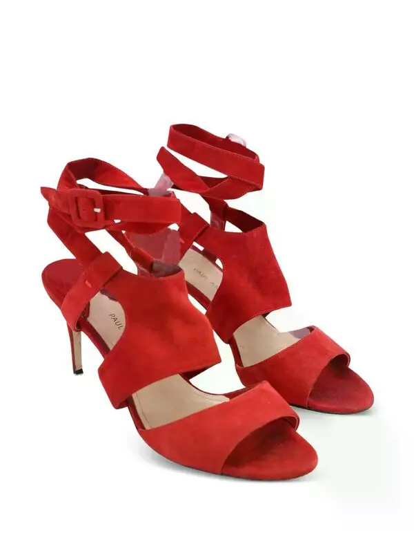 PAUL ANDREW Suede High Heel Sandals