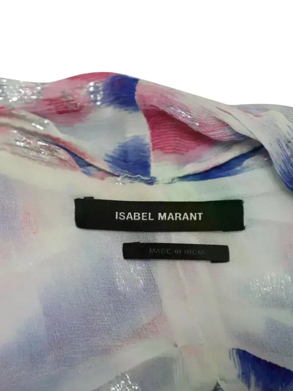 ISABEL MARANT VINTAGE Namala Asymmetric Printed Dress