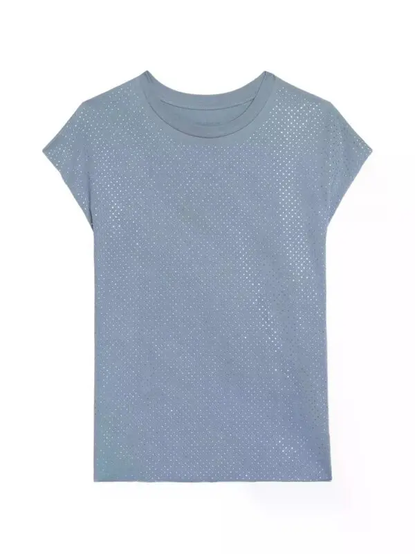 Zadig&Voltaire Cloe Rhinestone T-shirt - Blue