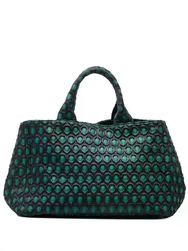 Prada 2013-2025 Broccato Canapa Satchel