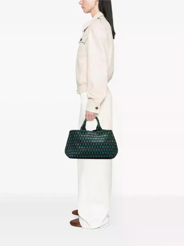 Prada 2013-2025 Broccato Canapa Satchel