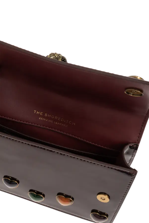 Kurt Geiger Shoreditch Small Shoulder Bag - Burgundy