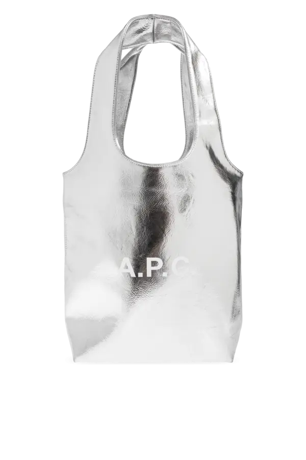 A.p.c. Ninon Small Tote Bag - Silver