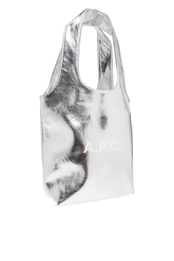A.p.c. Ninon Small Tote Bag - Silver