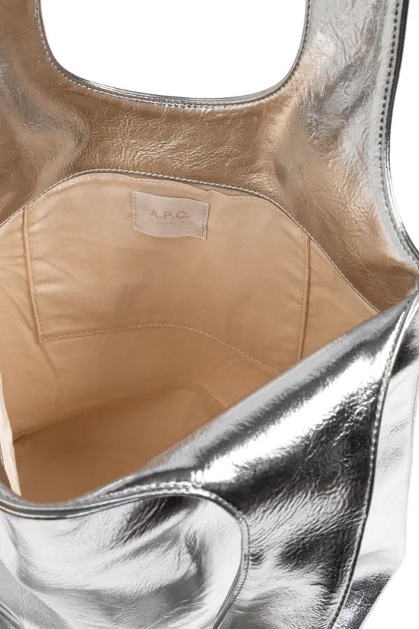 A.p.c. Ninon Small Tote Bag - Silver