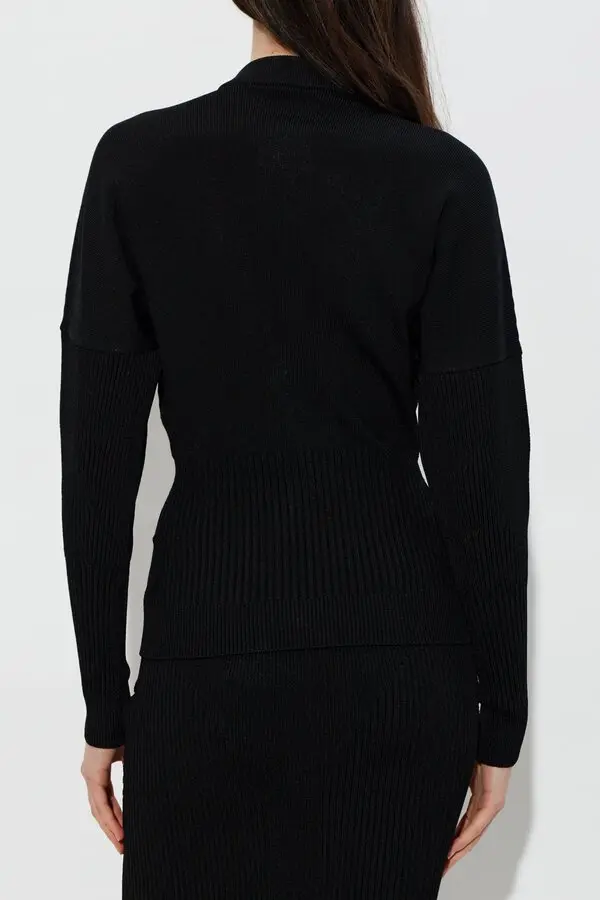 Balmain Waist-cinch Knit Cardigan