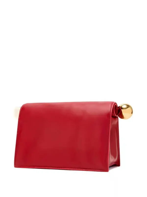 Jacquemus Rond Carré Clutch Bag With Golden Hardware