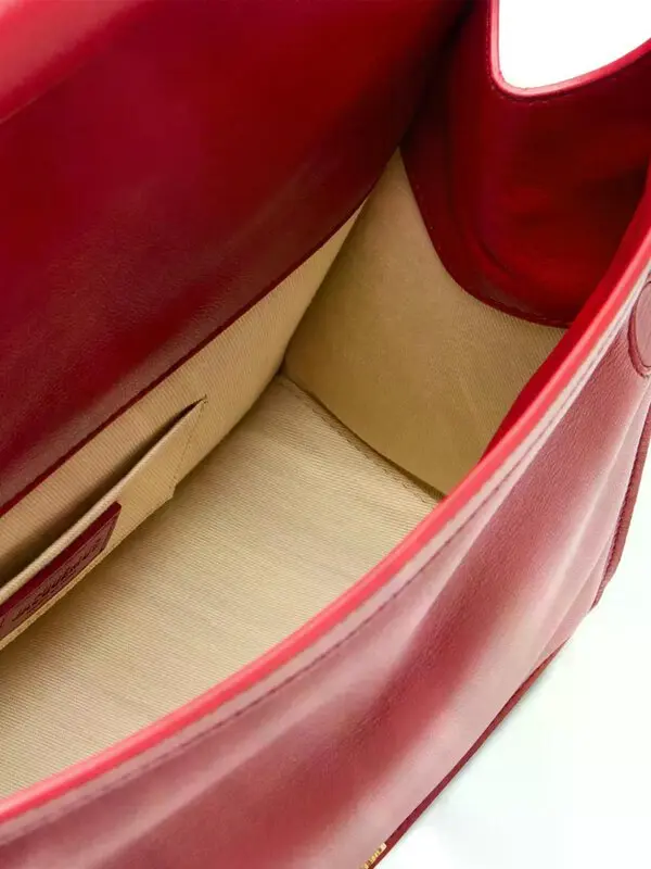 Jacquemus Rond Carré Clutch Bag With Golden Hardware