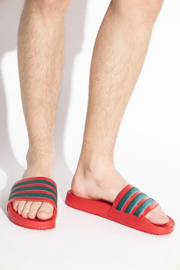 Adidas Arte Antwerp Ailette Slides - Red