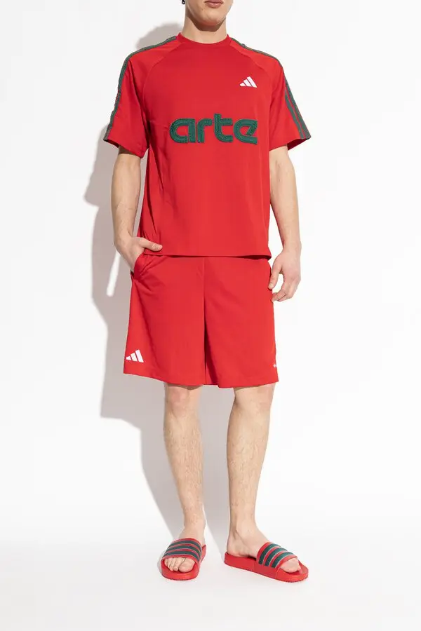 Adidas Arte Antwerp Ailette Slides - Red