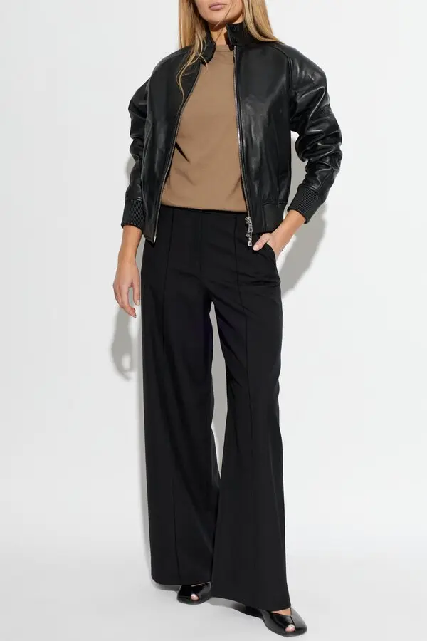 Officine Générale Azora' Wool Trousers - Black