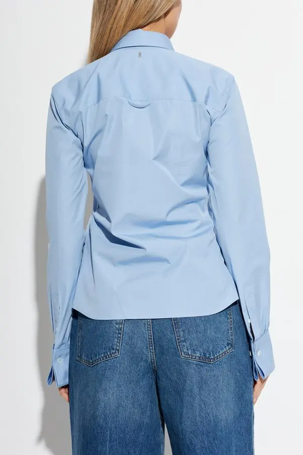 AMI Paris Cotton Shirt - Blue