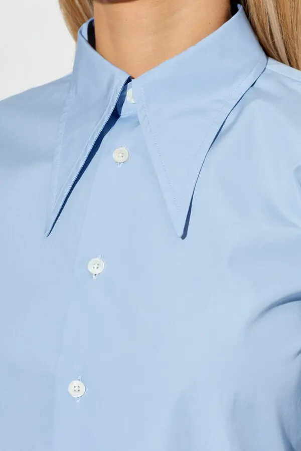 AMI Paris Cotton Shirt - Blue
