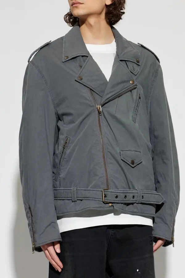 MAISON MARGIELA Insulated Biker Jacket With Epaulets