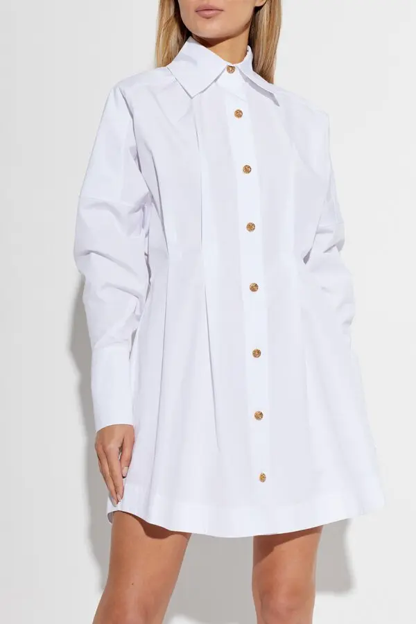 Balmain Waist-fitted Shirt Dress