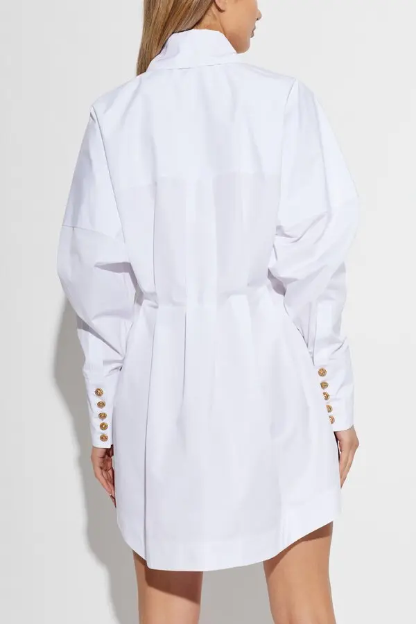 Balmain Waist-fitted Shirt Dress