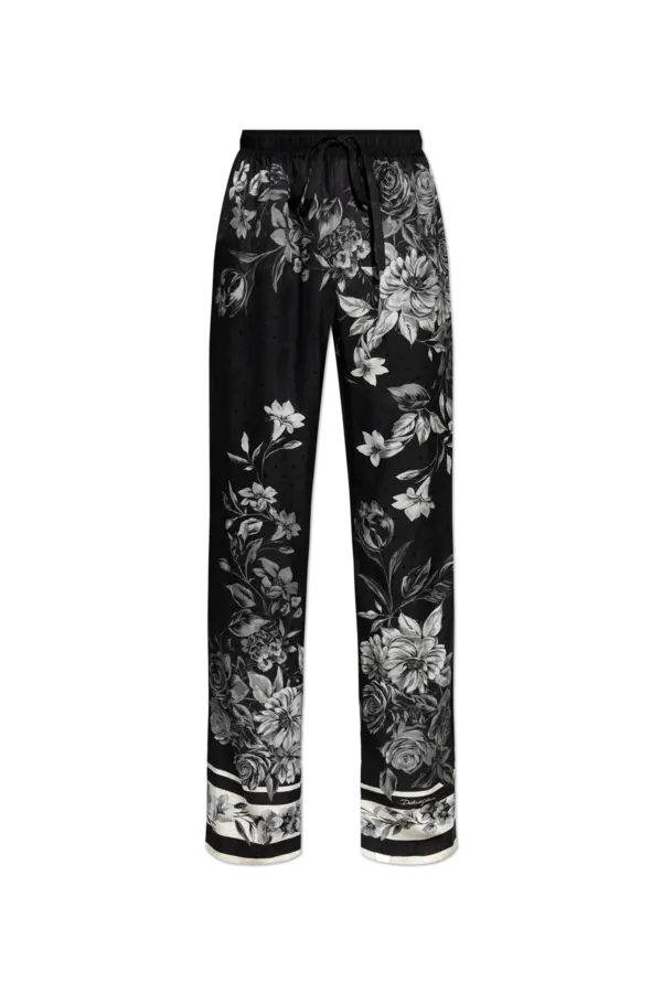 Dolce & Gabbana Silk Trousers