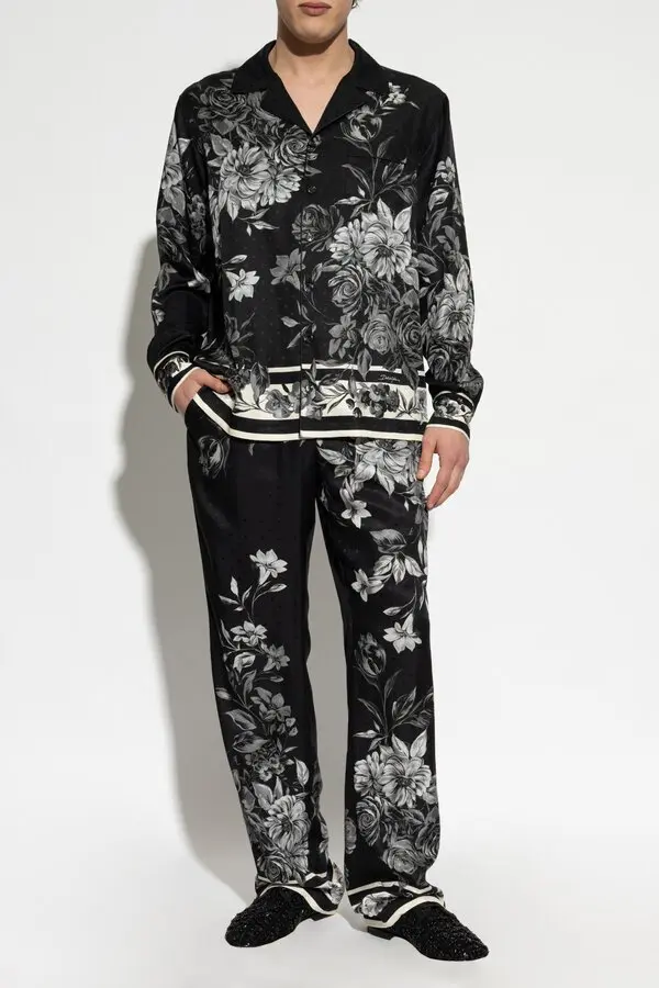 Dolce & Gabbana Silk Trousers
