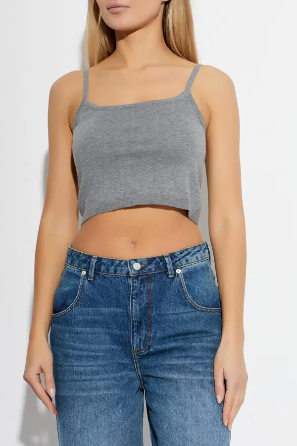 Officine Générale Eliane Knit Top - Grey