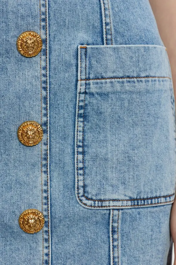 Balmain Denim Mini Dress