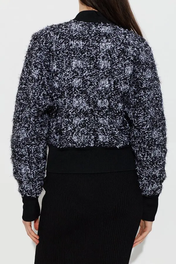 Balmain Tweed Bomber Jacket