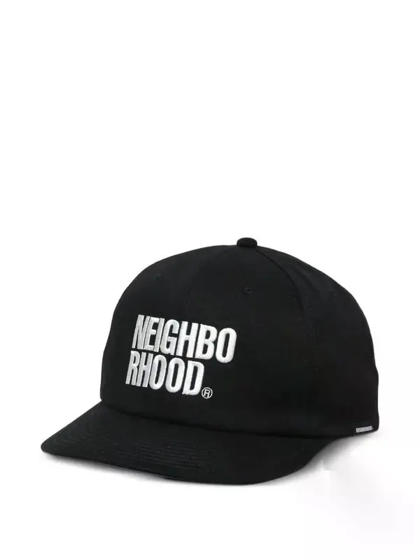 NEIGHBORHOOD Logo Embroidered Cap - Black
