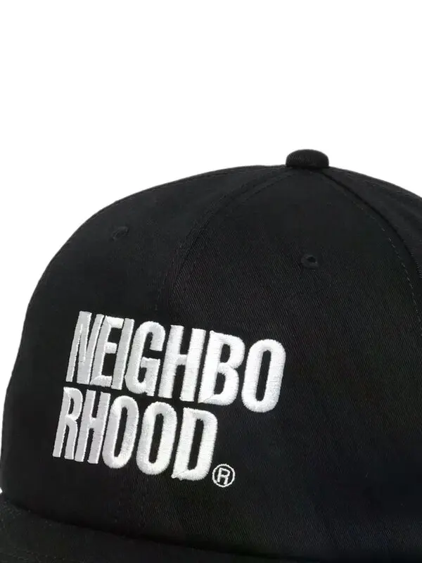 NEIGHBORHOOD Logo Embroidered Cap - Black